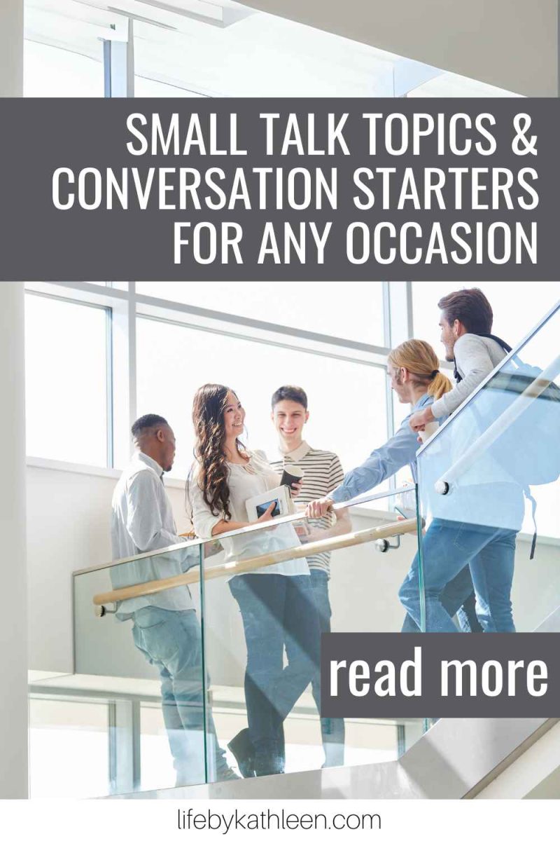 Small Talk Topics: Conversation Starters for Any Occasion - Life By ...